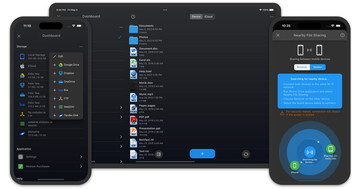 Sixbytes | Phone Drive
